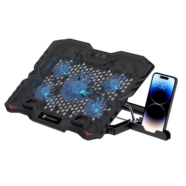 Buy Portronics My Buddy Air 3 Laptop Cooling Pad with 5 Cooling Fans ...